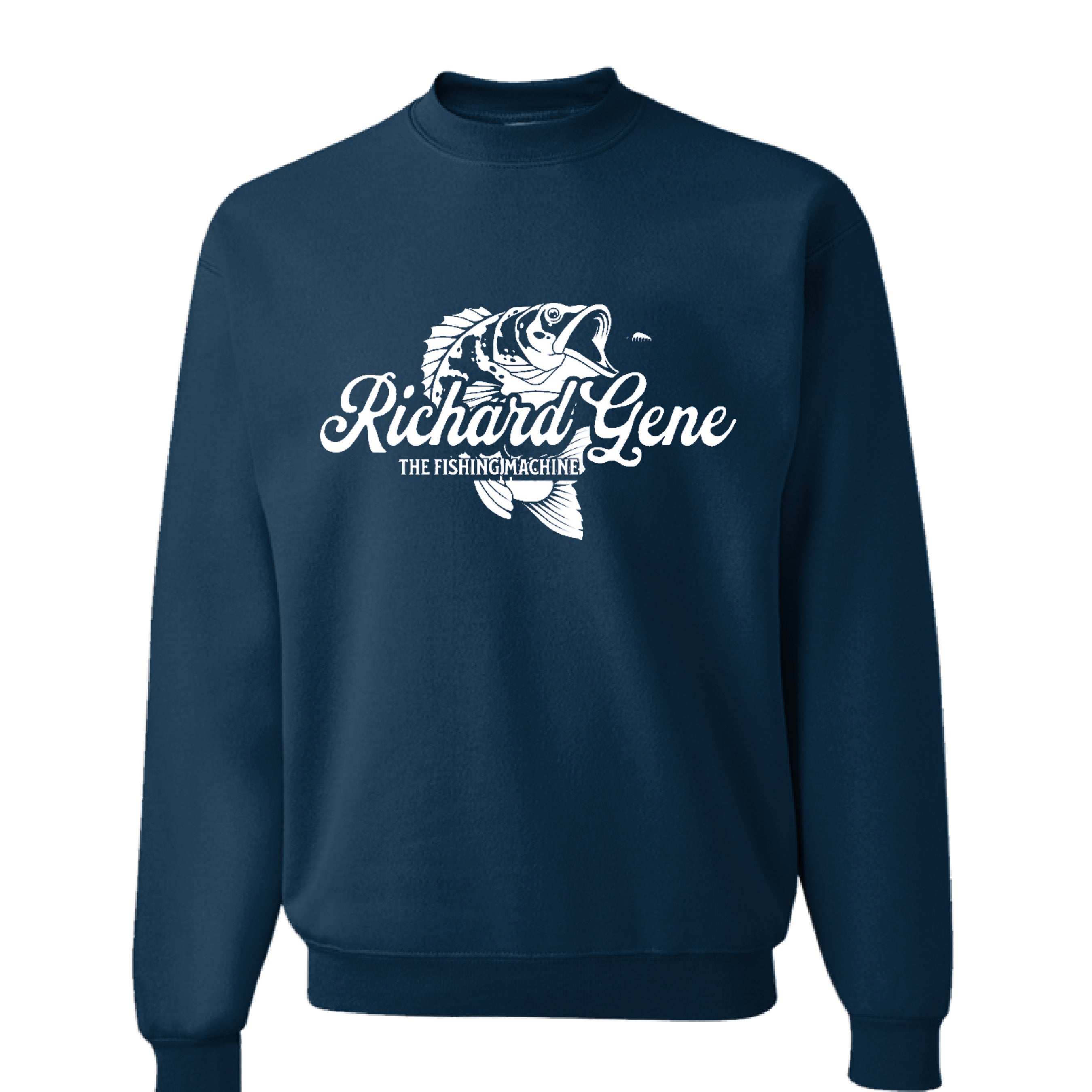 Richard Gene Leaping Bass Crew Neck Sweatshirt (11 Colors) – Richard ...