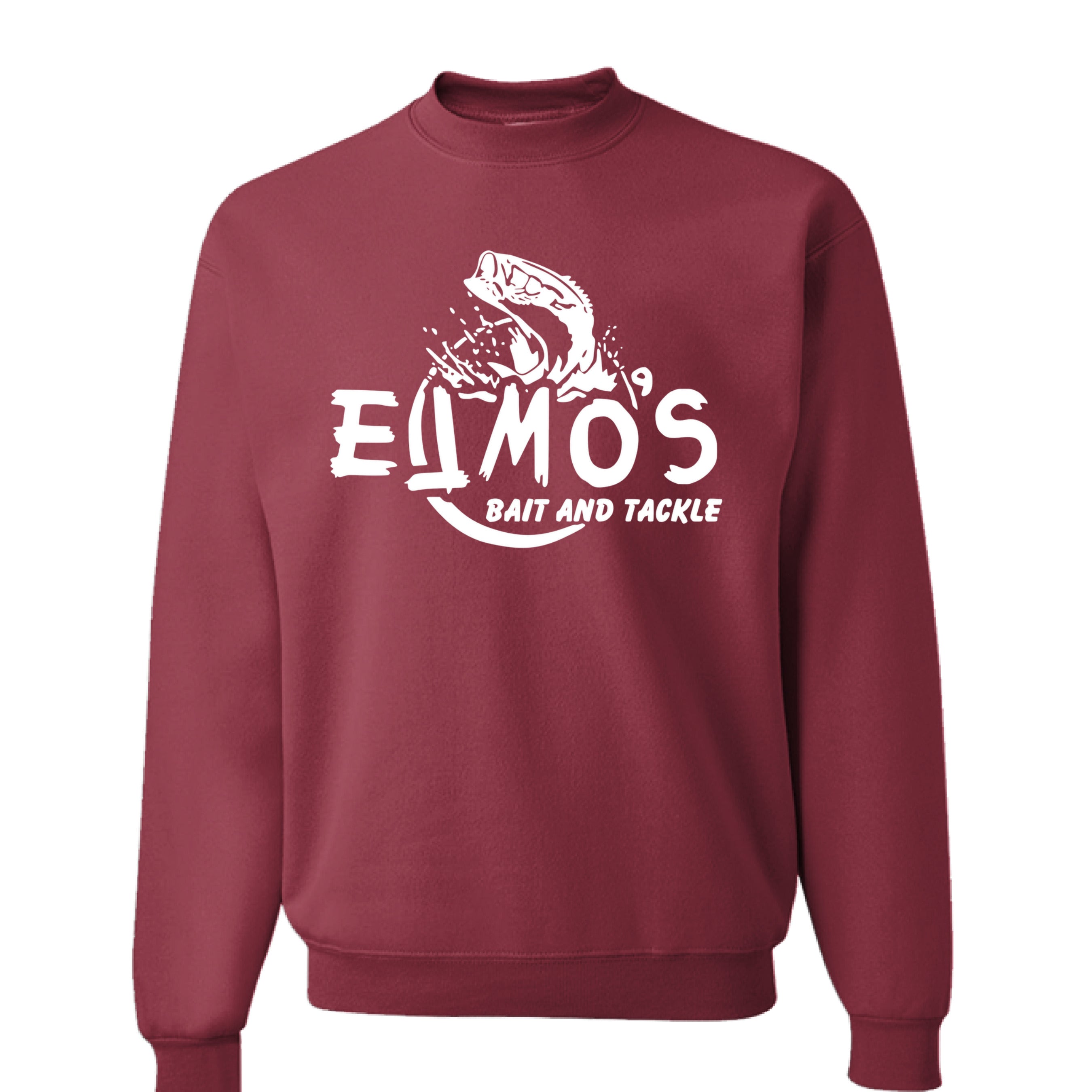 Elmo's Bait and Tackle Crew Neck Sweatshirt (14 Colors) – Richard Gene ...