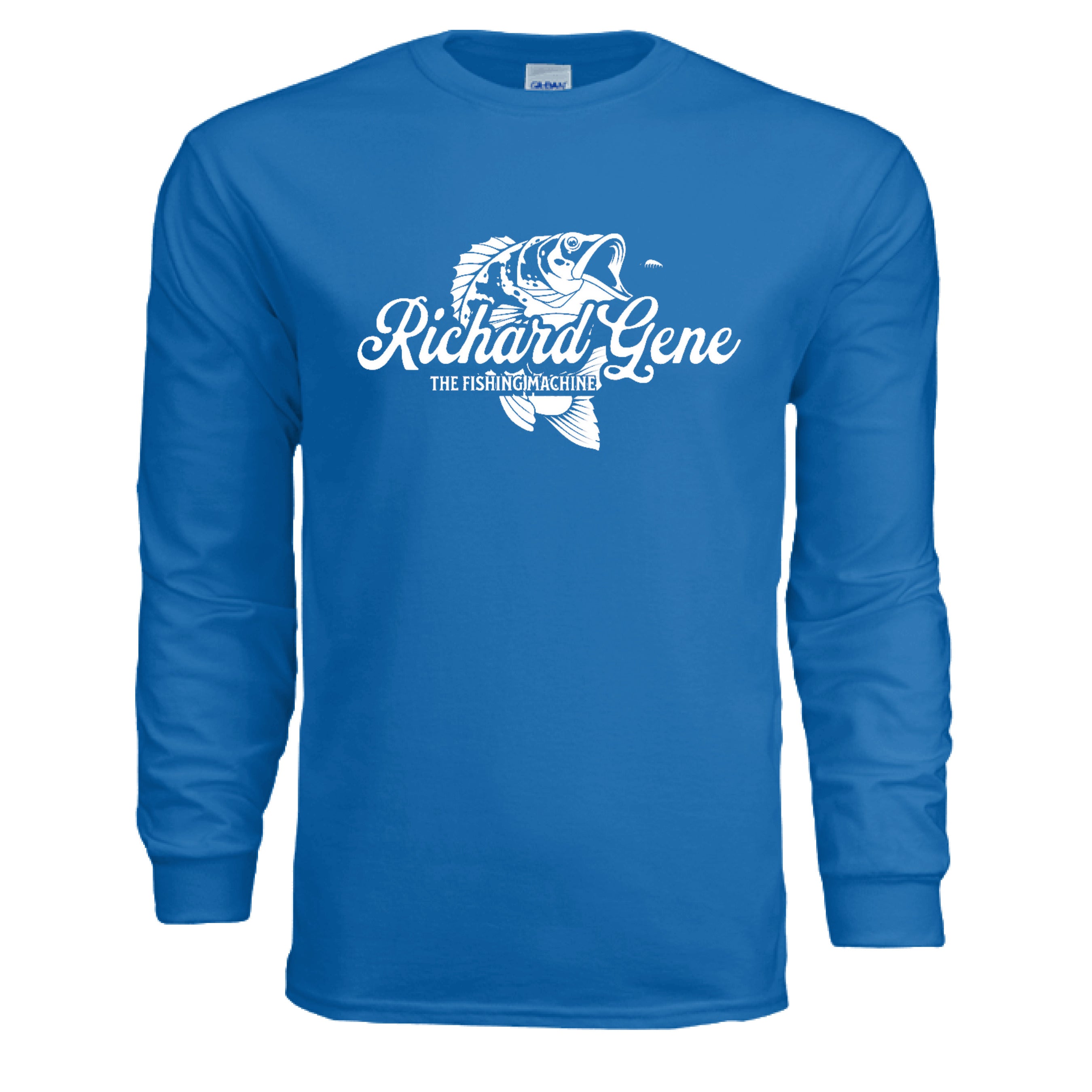 Richard Gene Leaping Bass Long Sleeve Tee (13 Colors) – Richard Gene ...
